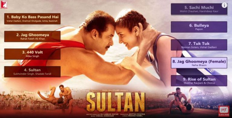 Sultan Full Audio Song Jukebox out, Powerful Music by Vishal-Shekhar ...
